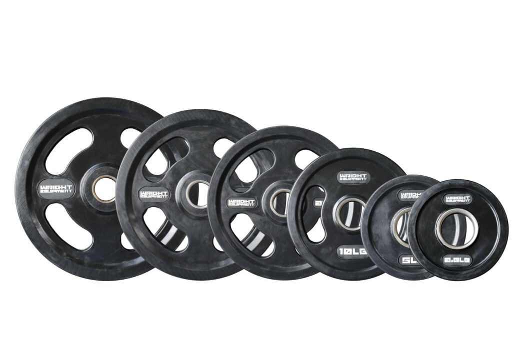 Rubber Grip Olympic Plates - Wright Equipment